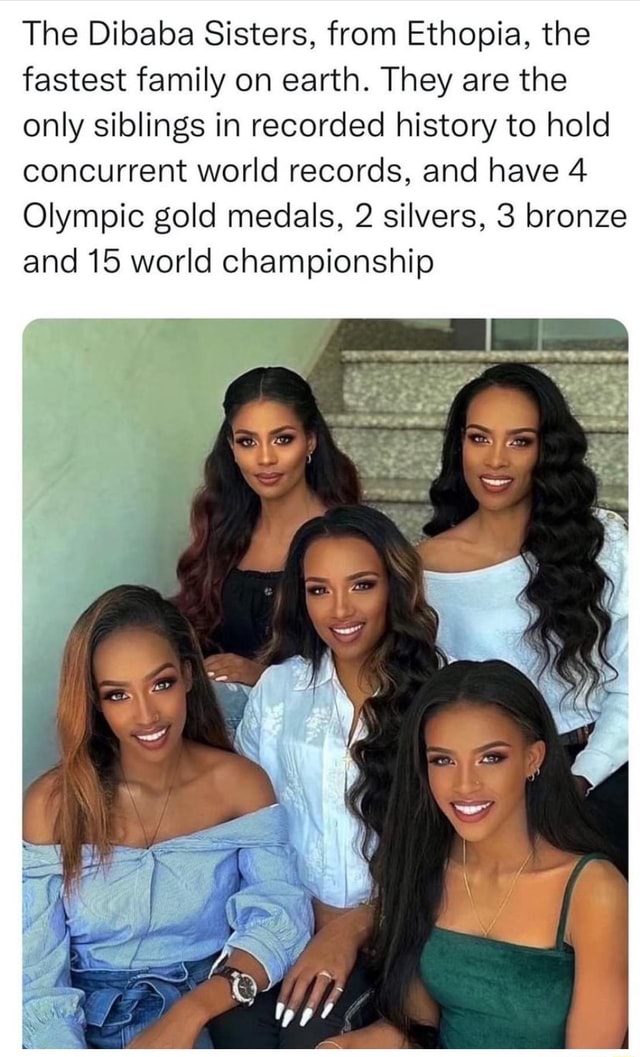 The Dibaba Sisters, from Ethopia, the fastest family on earth. They are ...