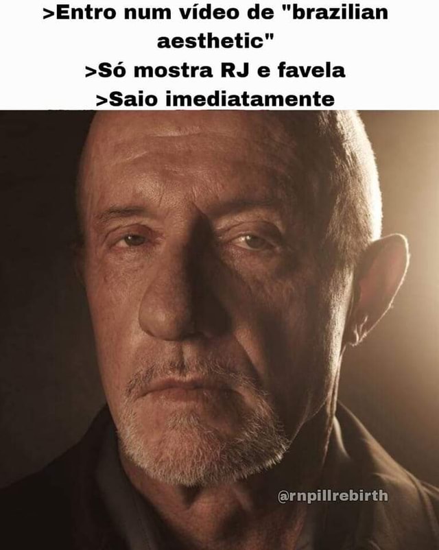 >Entro num vídeo de "brazilian aesthetic" >Só mostra RJ e favela >Saio ...