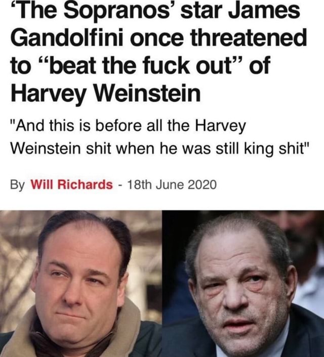 'The Sopranos' star James Gandolfini once threatened to "beat the fuck ...