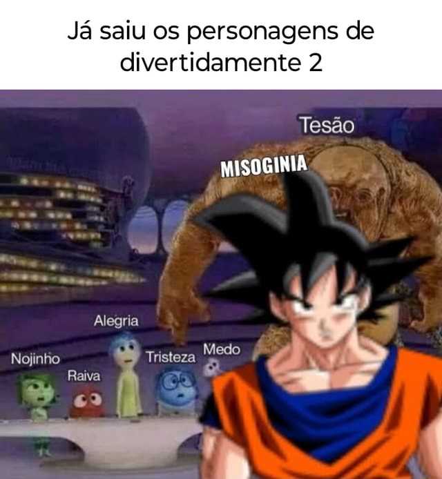 Já Saiu Os Personagens De Divertidamente 2 Tesão Misoginia às Alegria