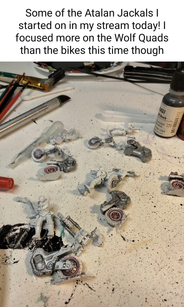 Some of the Atalan Jackals I started on in my stream today! I I focused ...