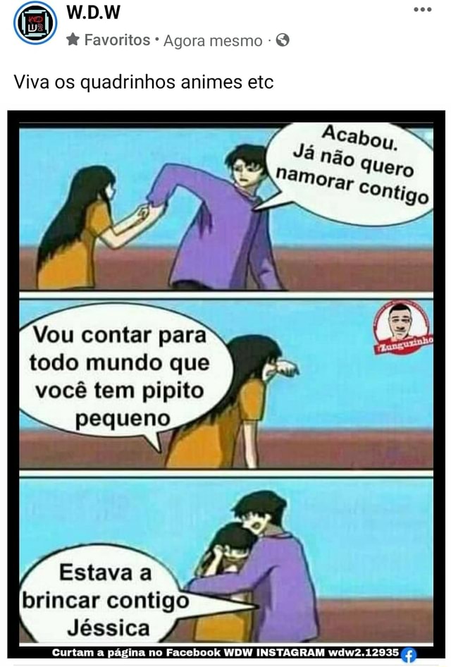 W.D.W Favoritos * Agora mesmo Viva os quadrinhos animes etc Vou contar ...