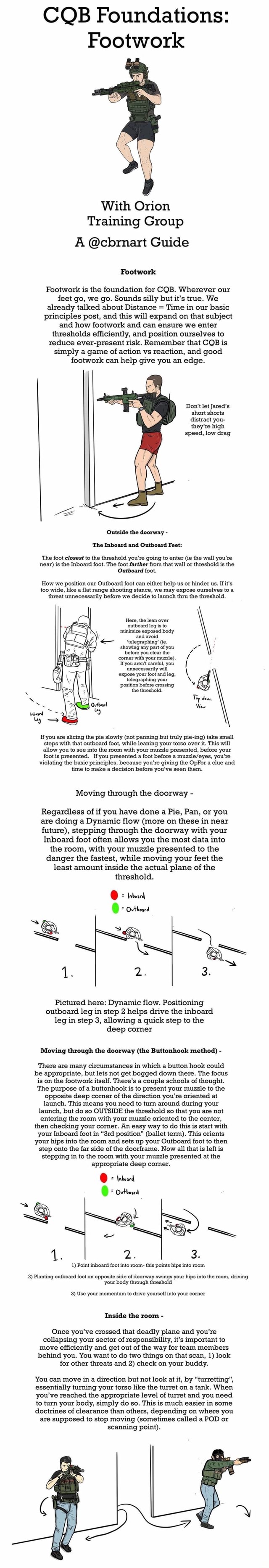 COB Foundations: Footwork With Orion Training Group A @cbrnart Guide ...