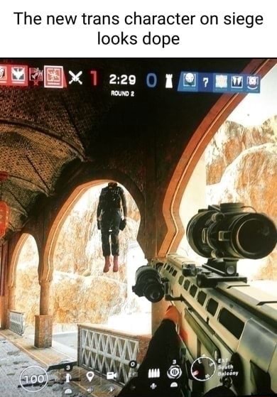 The new trans character on siege looks dope - iFunny Brazil