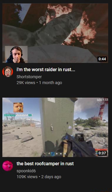 I'm the worst raider in rust... Shortstomper views 1 month ago the best ...