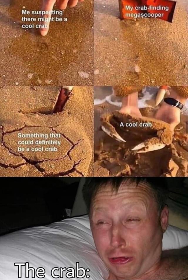 Me suspe, My I there mis' megagcooper cool crelh The crab: - iFunny Brazil