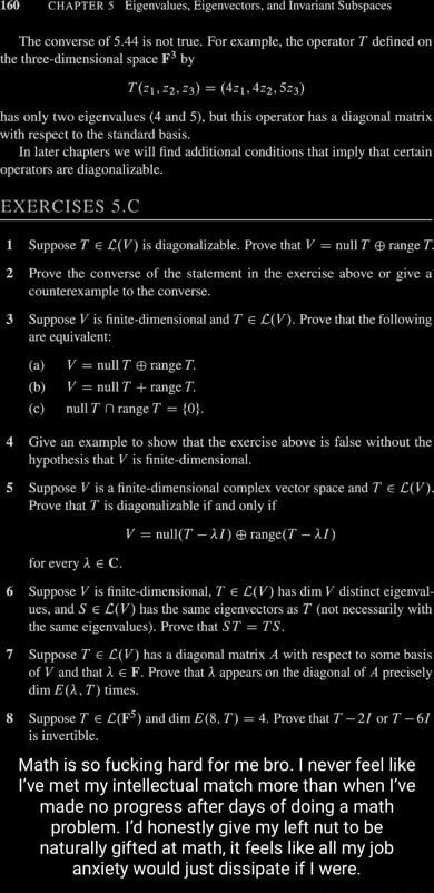'The converse of 5.44 is not true. For example, the operator defined on the three-dimensional ...