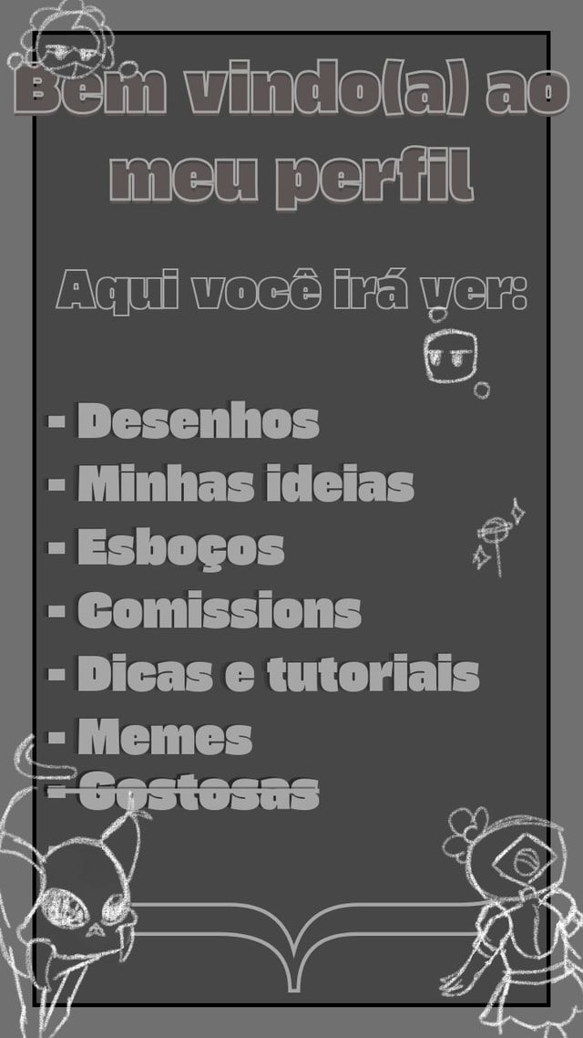 Mcuipentil você irá yeers Desenhos = Minhas ideias - Esboços Comissions ...