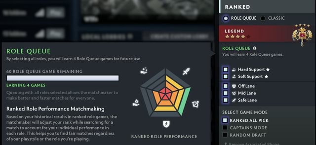 ROLE QUEUE By selecting all roles, you will earn 4 Role Queue games for ...