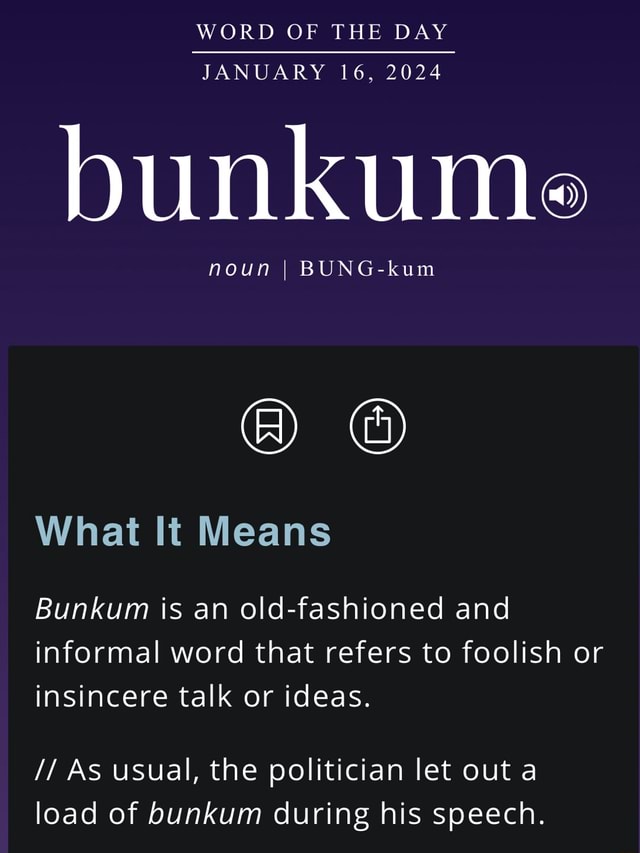 WORD OF THE DAY JANUARY 16, 2024 bunkume noun I BUNG-kum What It Means ...