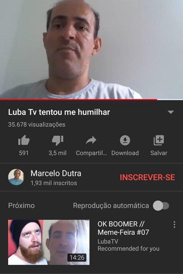 Luba Tv tentou me humilhar 35.678 visualizações 591 35mil Compartil ...