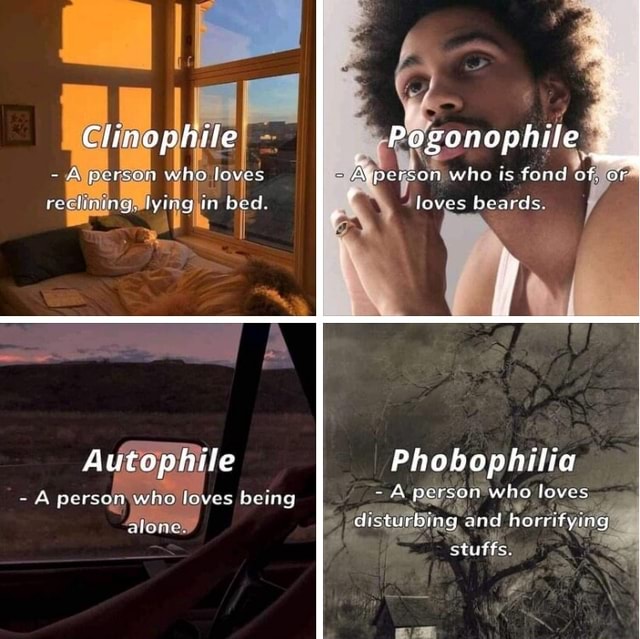 Pgonophile egson, who is fond of, loves beards. Autophile person who ...