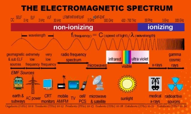THE ELECTROMAGNETIC SPECTRUM rp SELF BF VF LFIMFTHFNRIUKF SSHEEHE oC ...