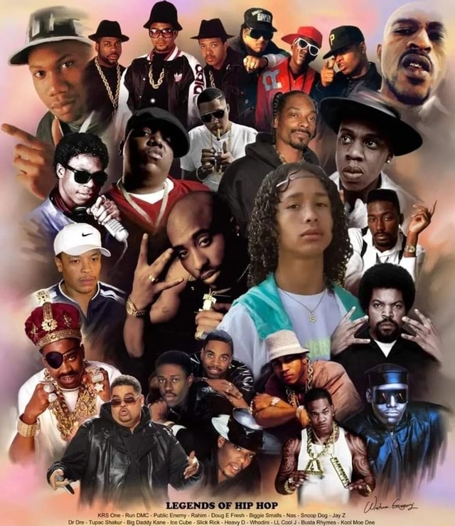 LEGENDS OF HIP HOP KKRS One - Run DMC - Public Enemy - Rahim - Doug ...