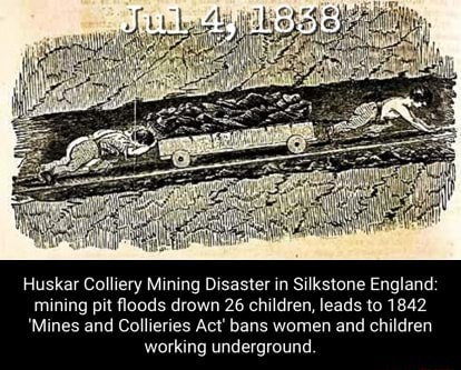 Jul Huskar Colliery Mining Disaster in Silkstone England: mining pit ...