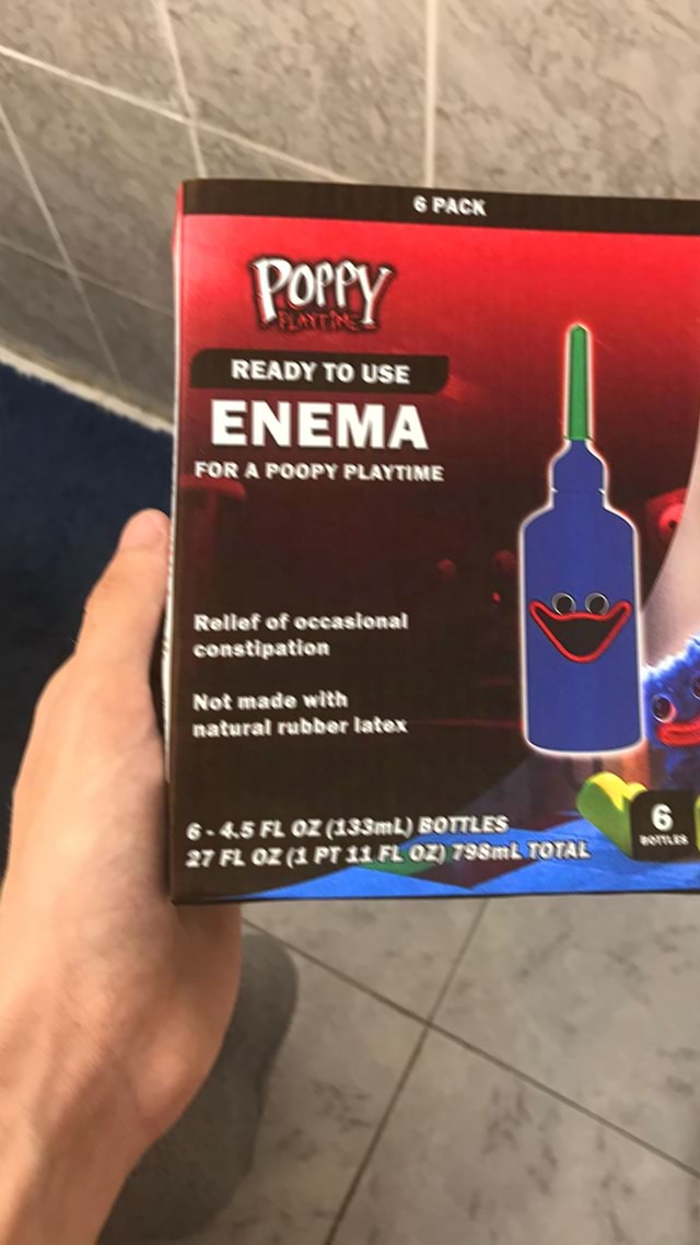 READY TO USE ENEMA FOR A POOPY PLAYTIME Rellef of occasional ...