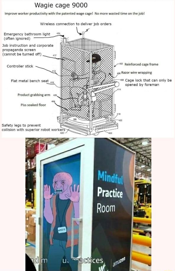 Wagie cage 9000 Improve worker productivity with the patented wage cage ...