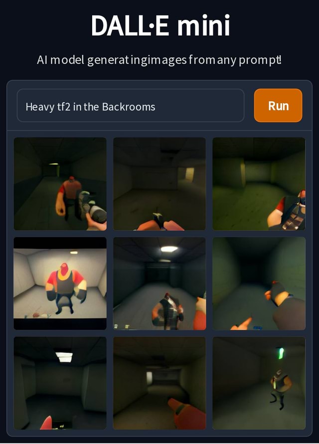 Mini Al model generat ingimages fromany prompt Heavy in the Backrooms ...