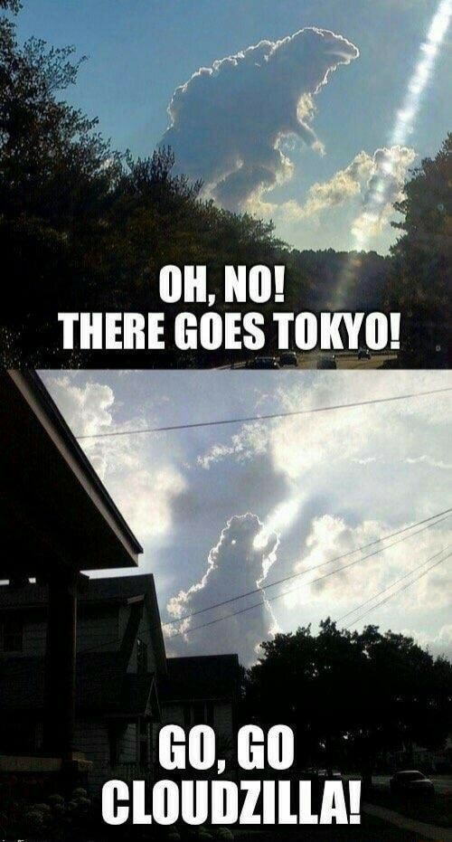 THERE GOES TOKYO! GO GO, CLOUDZILLA! - iFunny Brazil