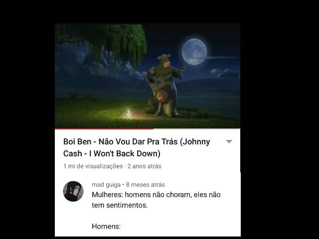 Boi Ben Não Vou Dar Pra Trás (Johnny I Won't Back Down) 1 mi de ...