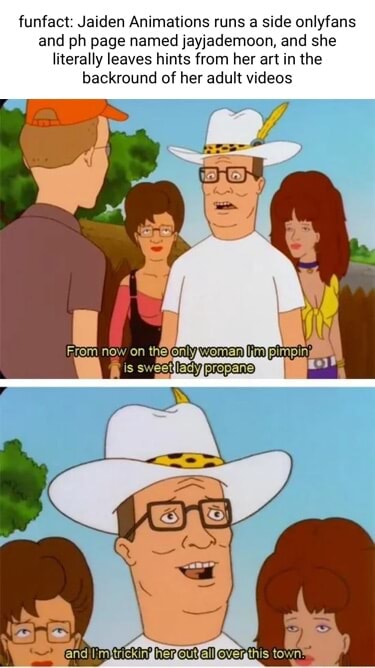 Funfact: Jaiden Animations runs a side onlyfans and ph page named ...