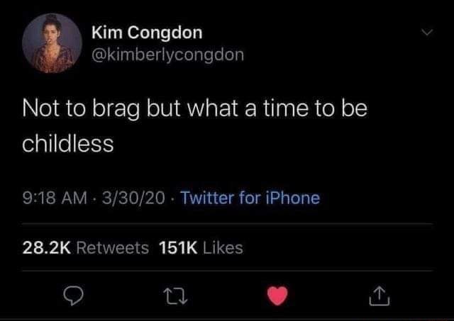 Kim Congdon @kimberlycongdon Not to brag but what a time to be ...