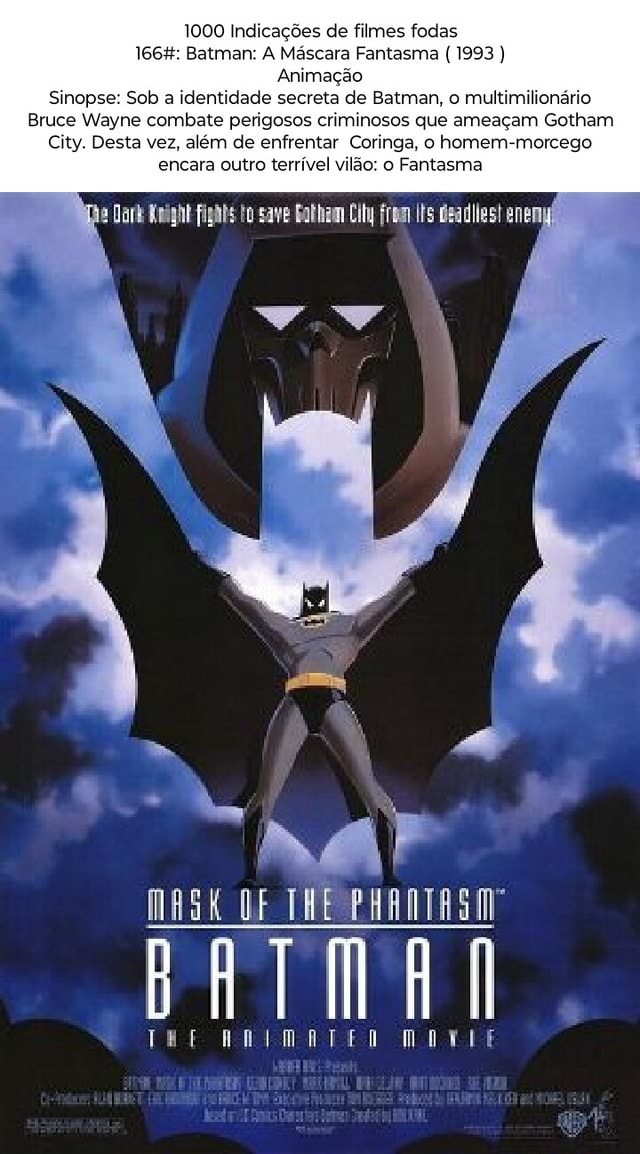 1000 Indicações de filmes fodas 166%: Batman: A Máscara Fantasma (1993 ...