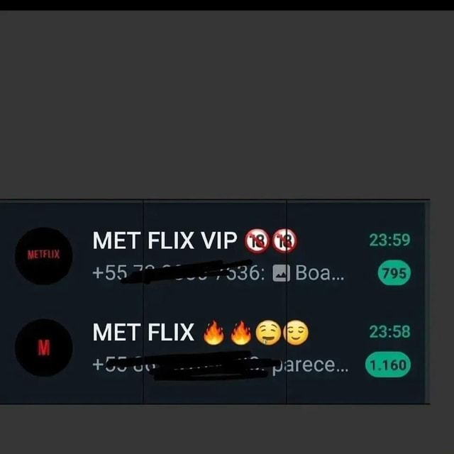 MET FLIX VIP Boa... MET FLIX yarece... - iFunny Brazil