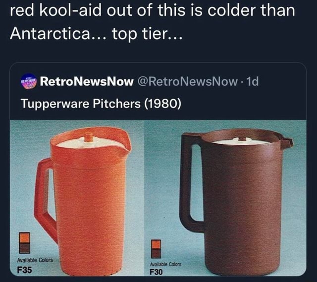 Red kool-aid out of this is colder than Antarctica... top tier ...
