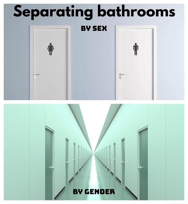Separating Bathrooms By Sex By Gender Ifunny Brazil