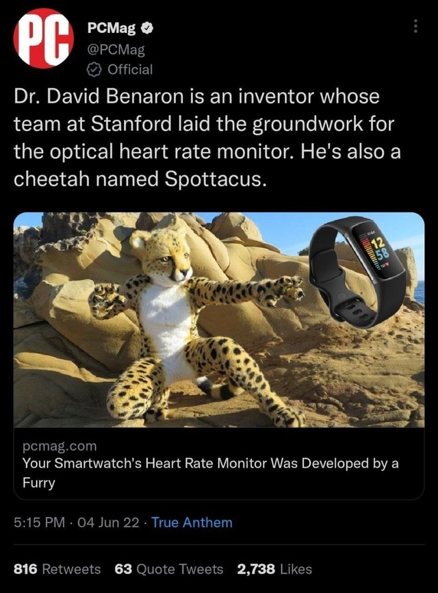 PCMag @PCMag Official Dr. David Benaron is an inventor whose team at ...