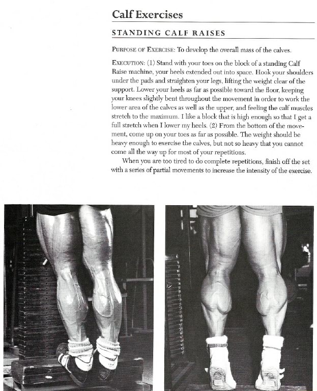 Calf Exercises STANDING CALF RAISES Punpose OF EXERCISe: To develop the ...