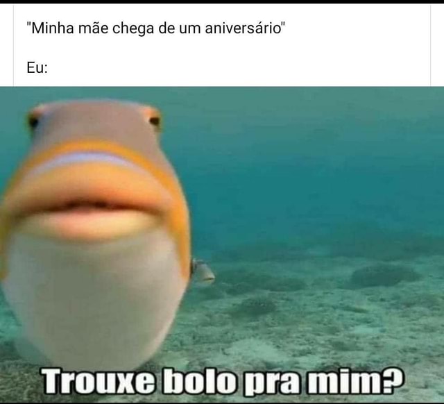 Minha Mãe Chega De Um Aniversário Eu Trouxe Bolo Pra Mim Ifunny