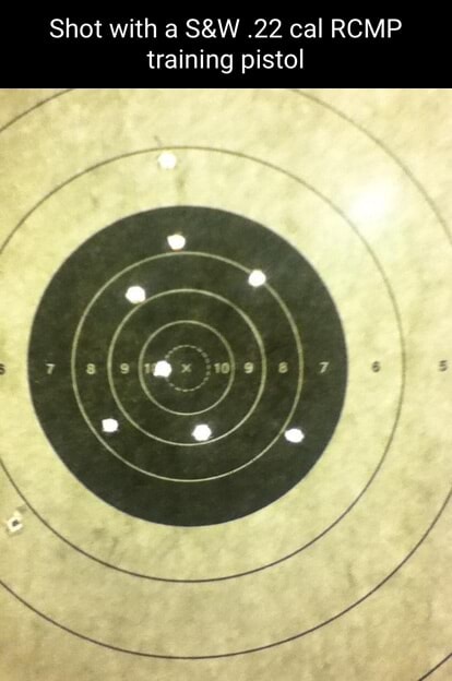 Shot with .22 cal RCMP training pistol - iFunny Brazil