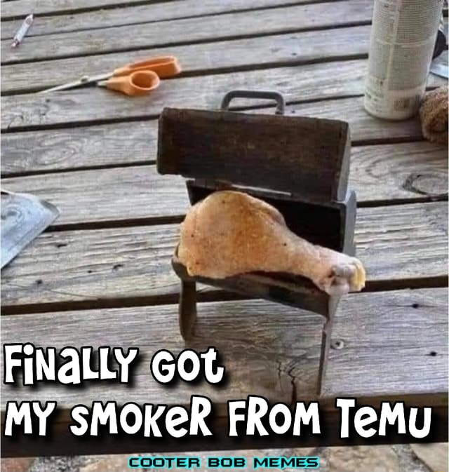 FINALLY GOt MY sMOKeR FROM TeMu - iFunny