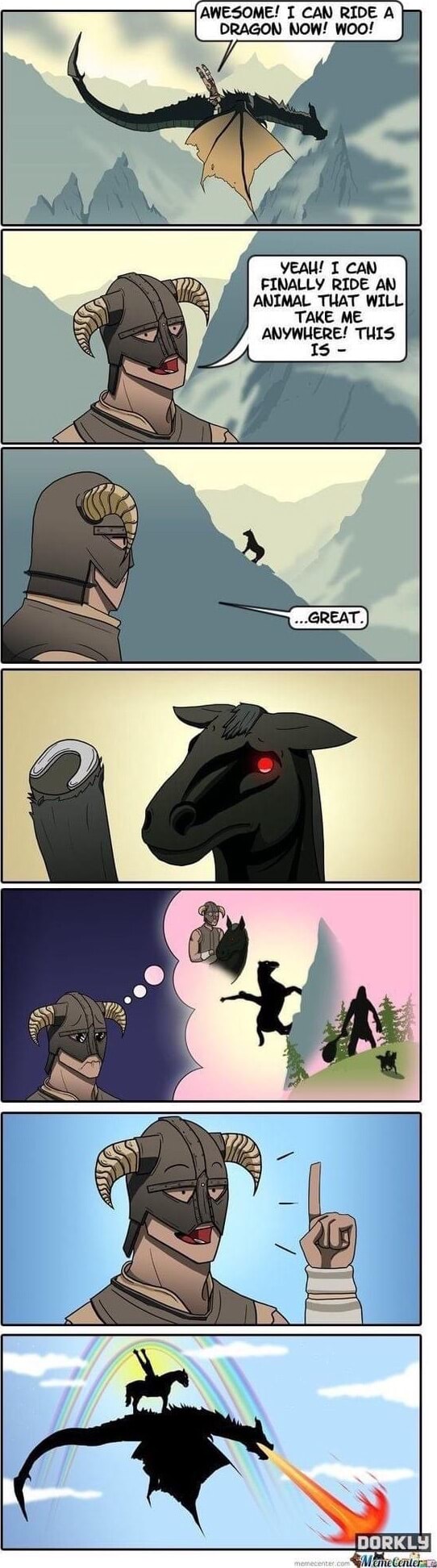 AWESOME! I CAN RIDE A DRAGON NoW! woo! YEAH! I CAN FINALLY RIDE AN ...