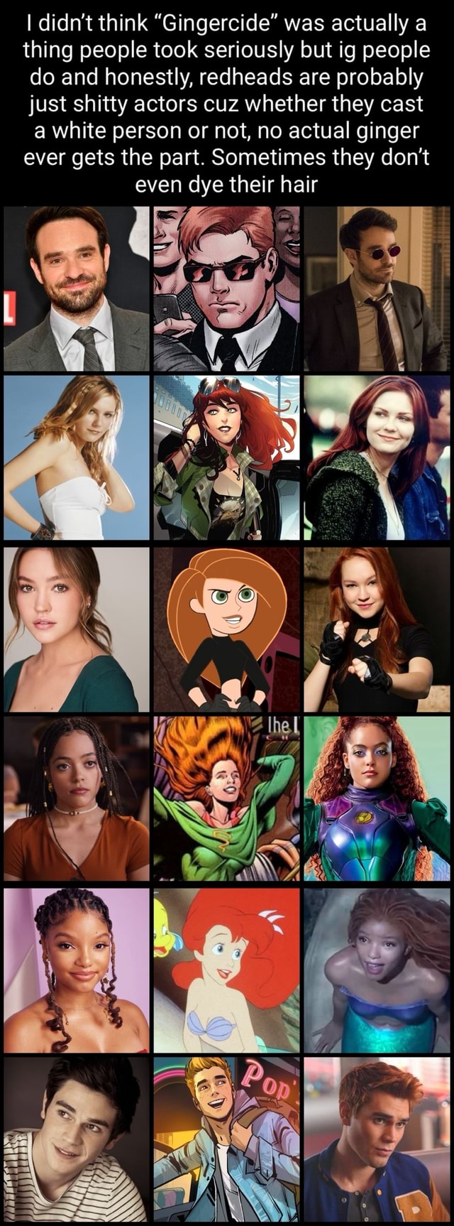 I didn't think "Gingercide" was actually a thing people took seriously ...