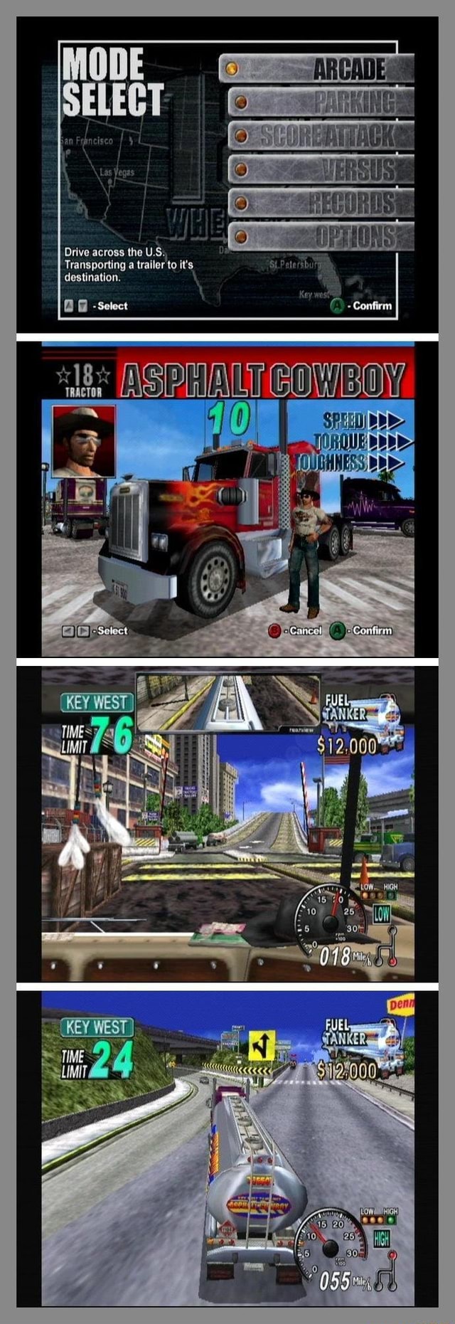 18 Wheeler: American Pro Trucker - Arcade - videogames advert (2000 ...