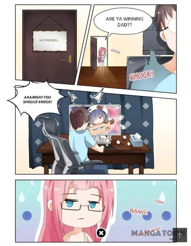 ARE YA WINNING DAD?? AAAARGH! YOU SHOULD KNOCK! - iFunny Brazil