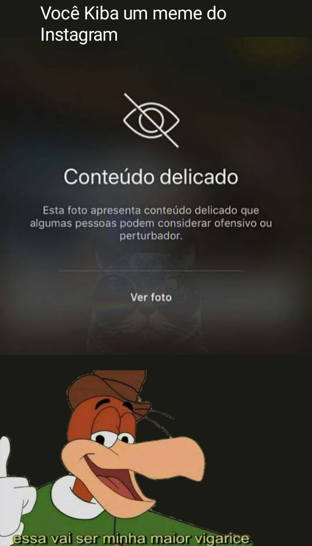 Você Kiba um meme do Instagram Conteudo delicado Esta foto apresenta ...