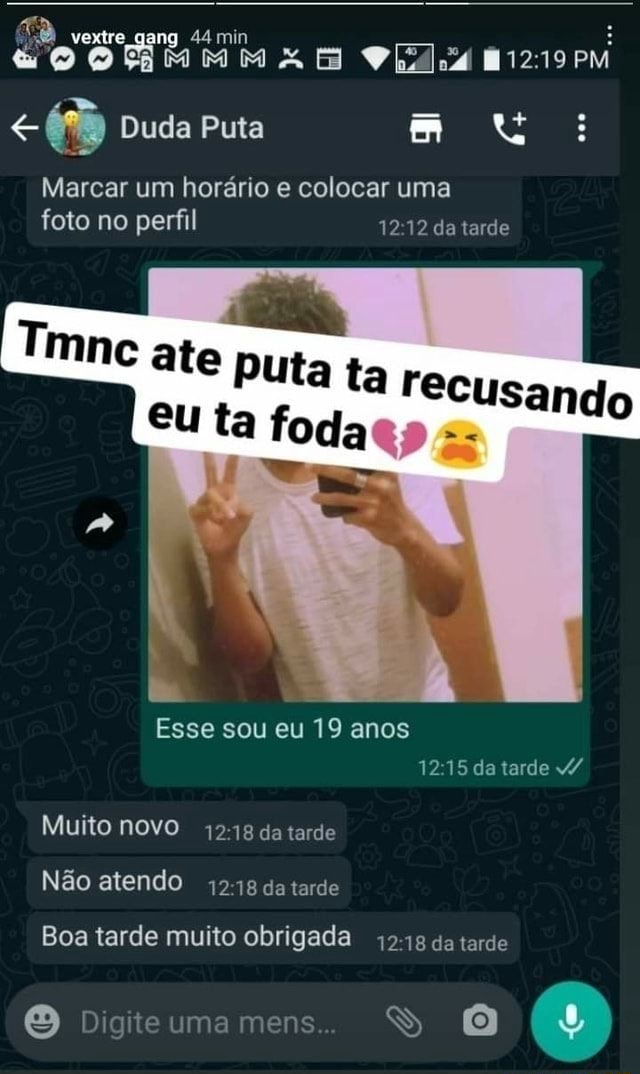 Vextre gang 44 min "oo PM Duda Puta Marcar um horário e colocar uma ...