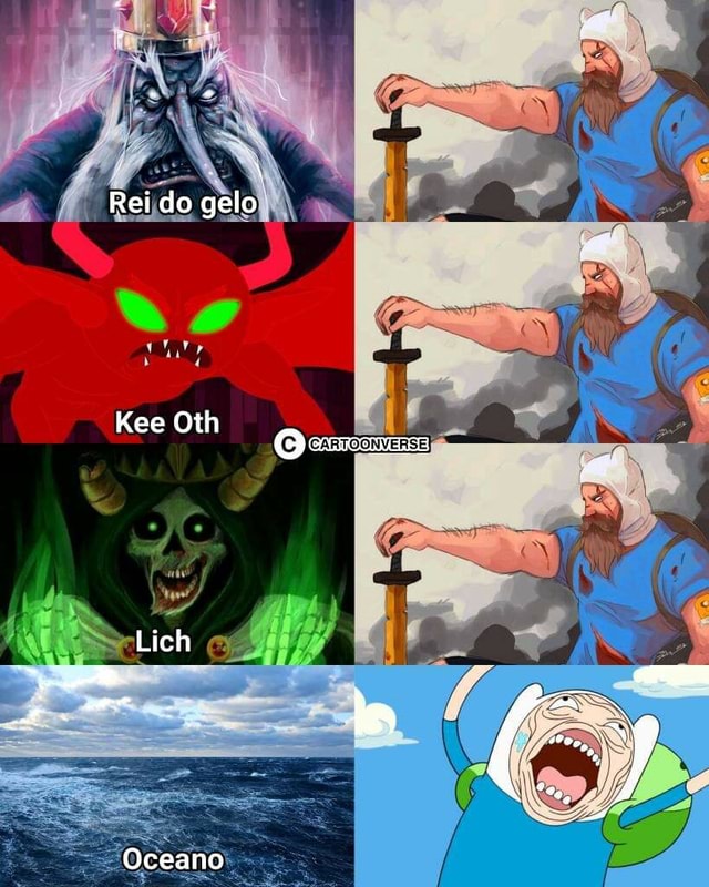 Rei do gelo Kee Oth Lich Oceano - iFunny Brazil