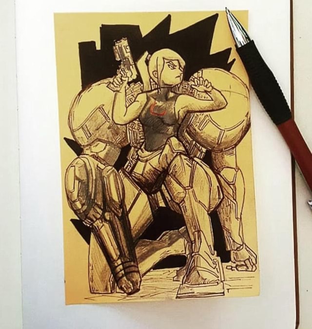 Samus -Metroid drawings - iFunny Brazil