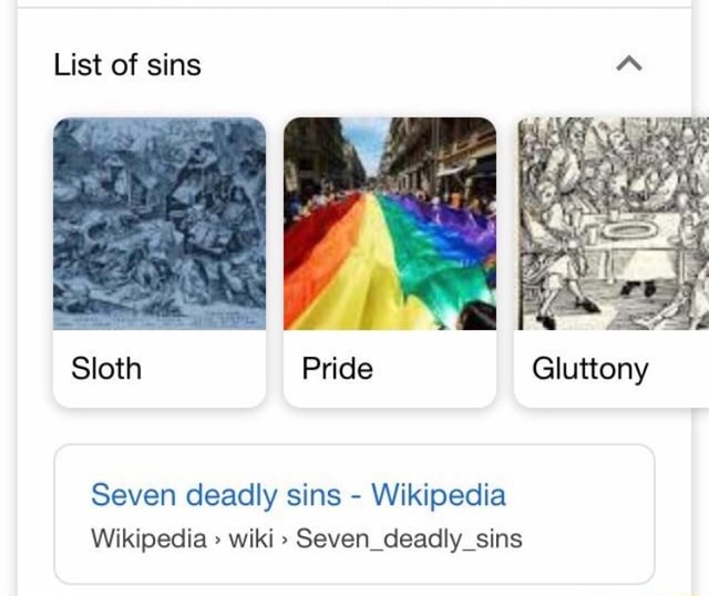 List of sins A Seven deadly sins - Wikipedia Wikipedia > wiki ...