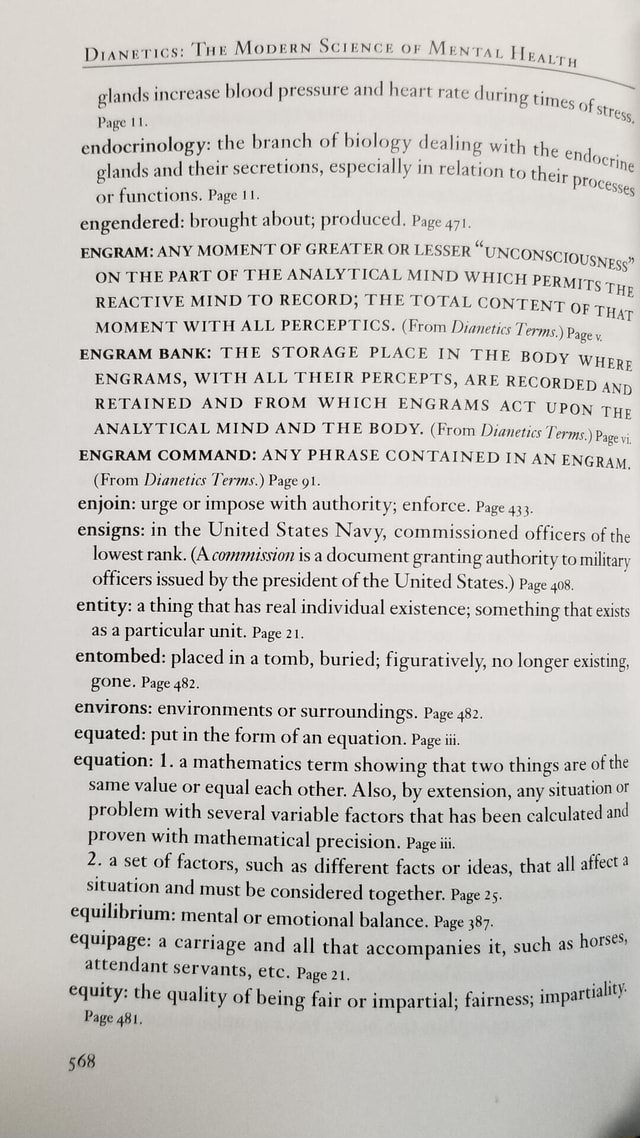 See definition for Engram. - Tue Mopern SCIENCE OF Menvar Harry glands ...