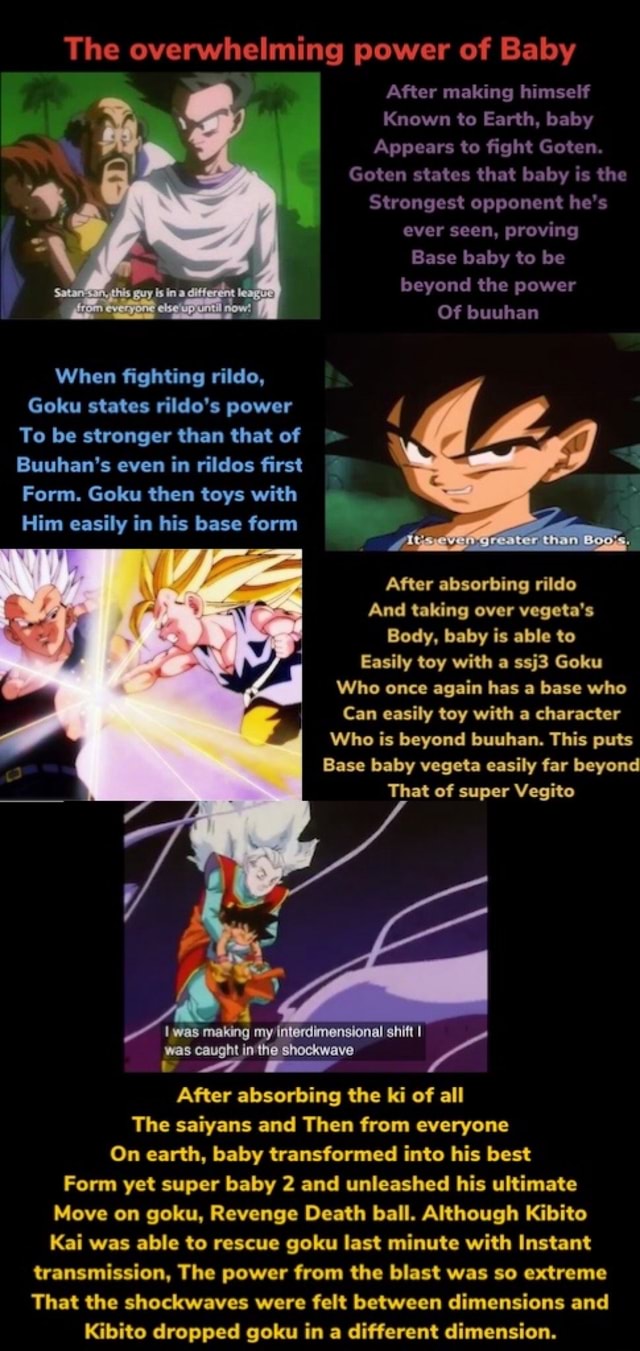 The overwhelming power of Baby After making himself Known to Earth ...