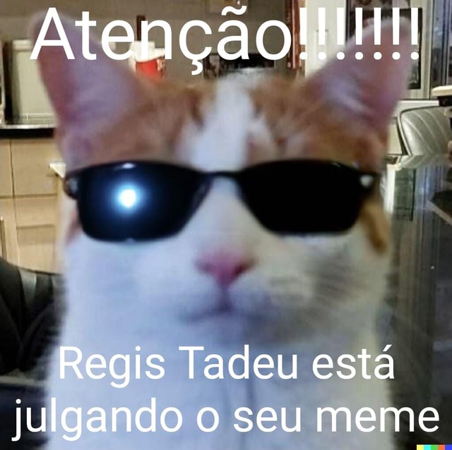 Regis Tadeu está julgando o seu meme - iFunny Brazil