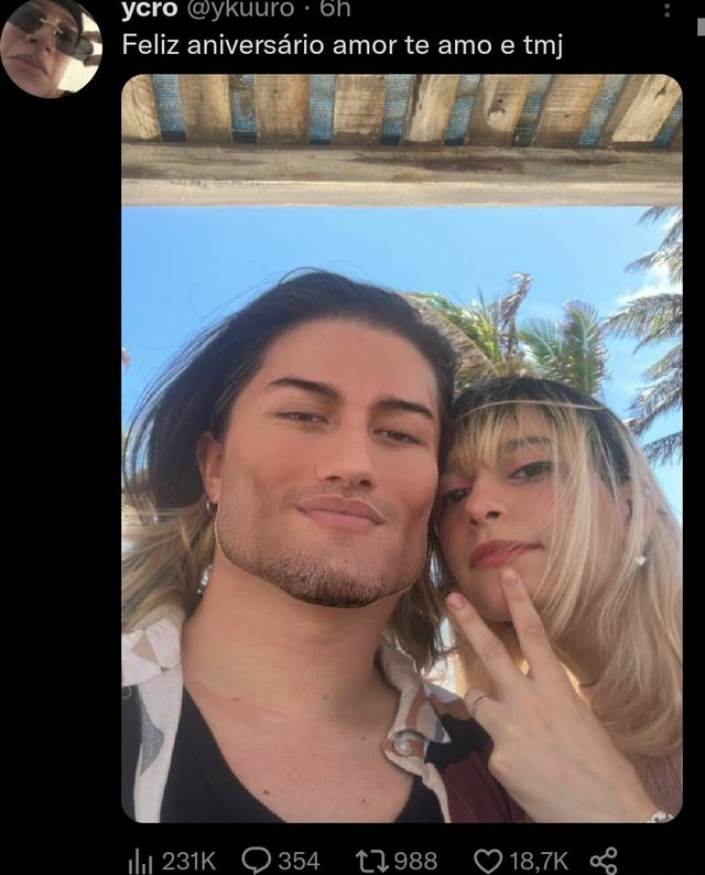 Ycro twyKuuro om Feliz aniversário amor te amo e tmj . hi ti 988 ...