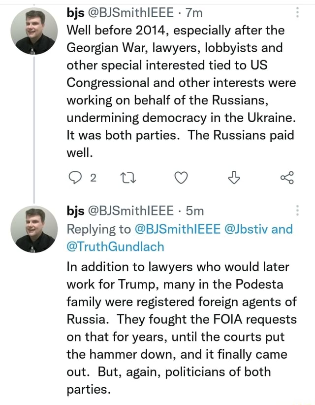 Bjs @BJSmithlEEE - Well before 2014, especially after the Georgian War, lawyers, lobbyists and ...