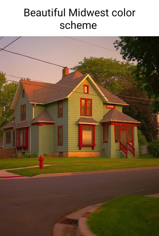 Beautiful Midwest color scheme I - iFunny Brazil